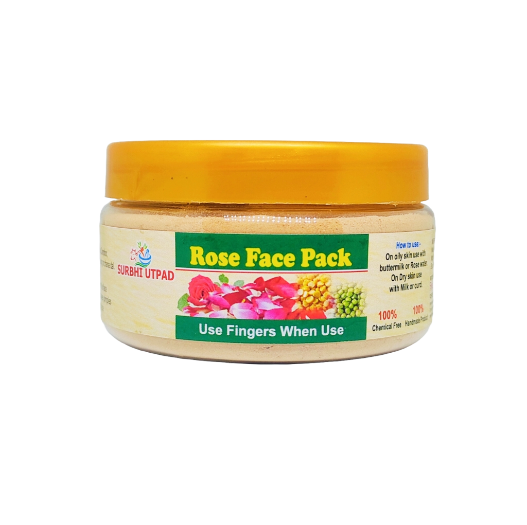 Rose Face Pack 80g | India's leading online 100% natural products store